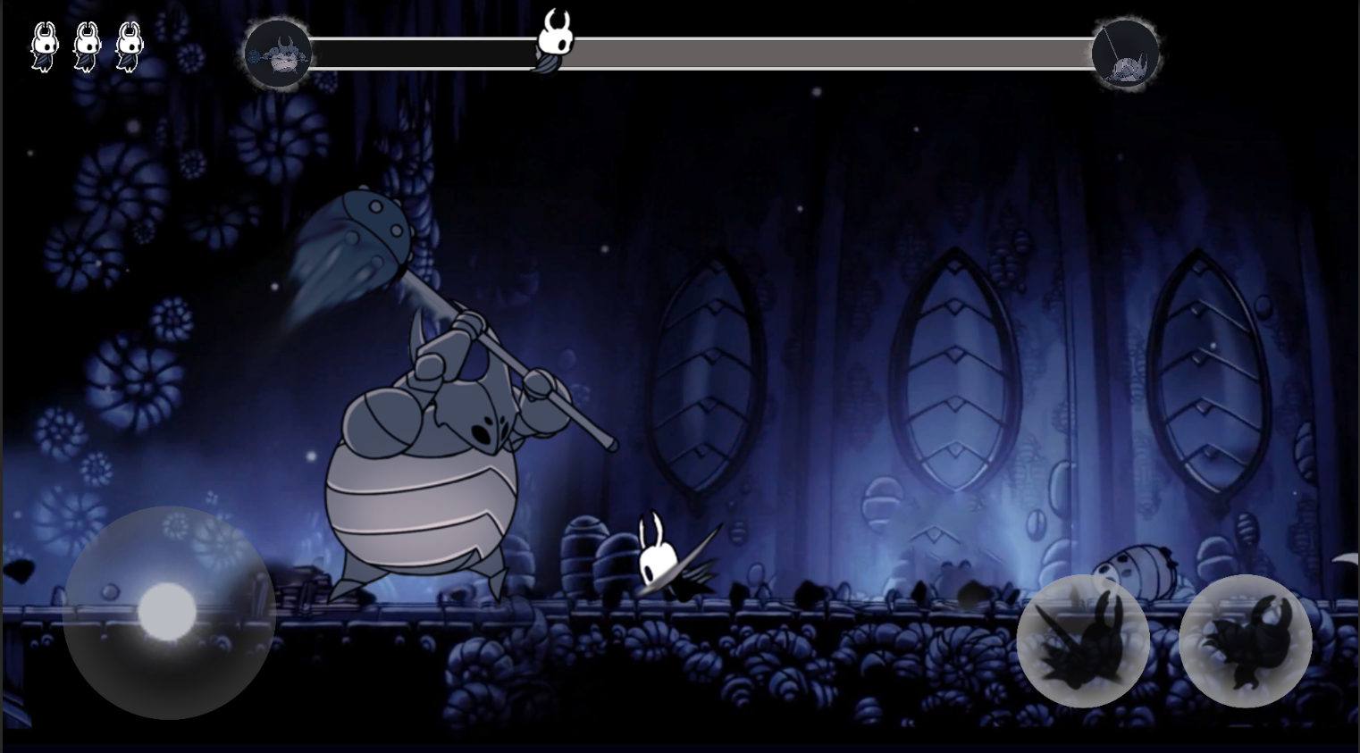 Hollow Knight Boss Battle by DreemurrDango