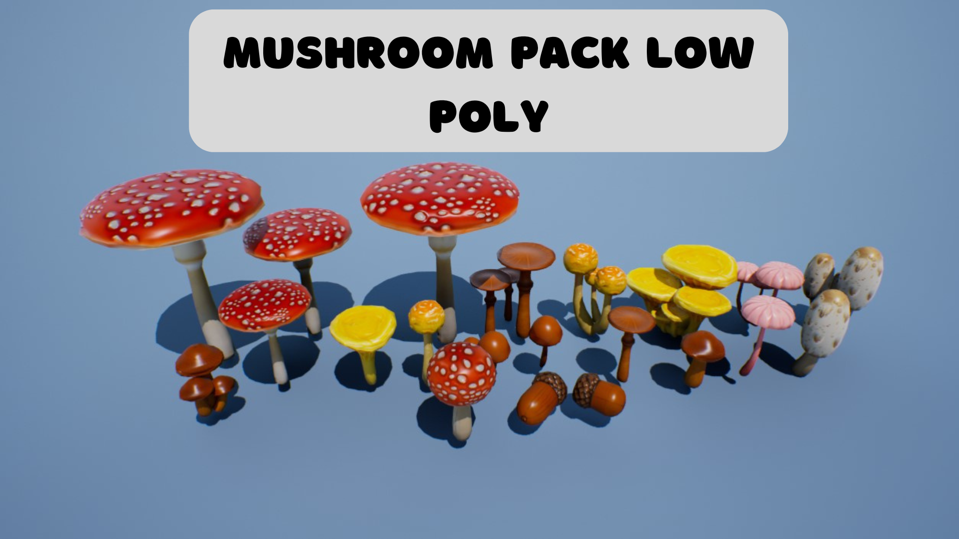 Mushrooms Asset Pack by Jasmine Perry