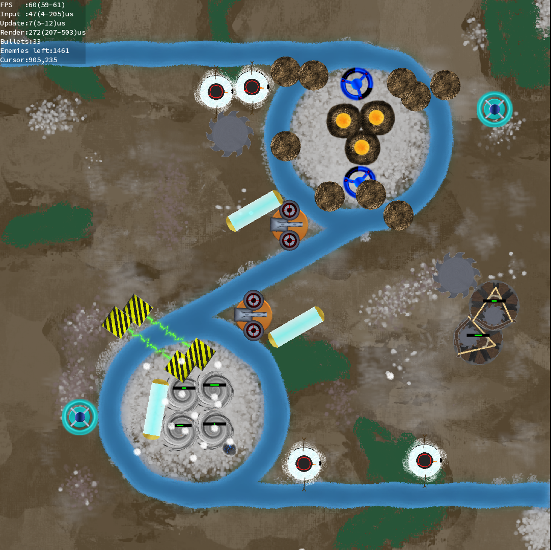 Simple Tower Defense Game by chainsboyo