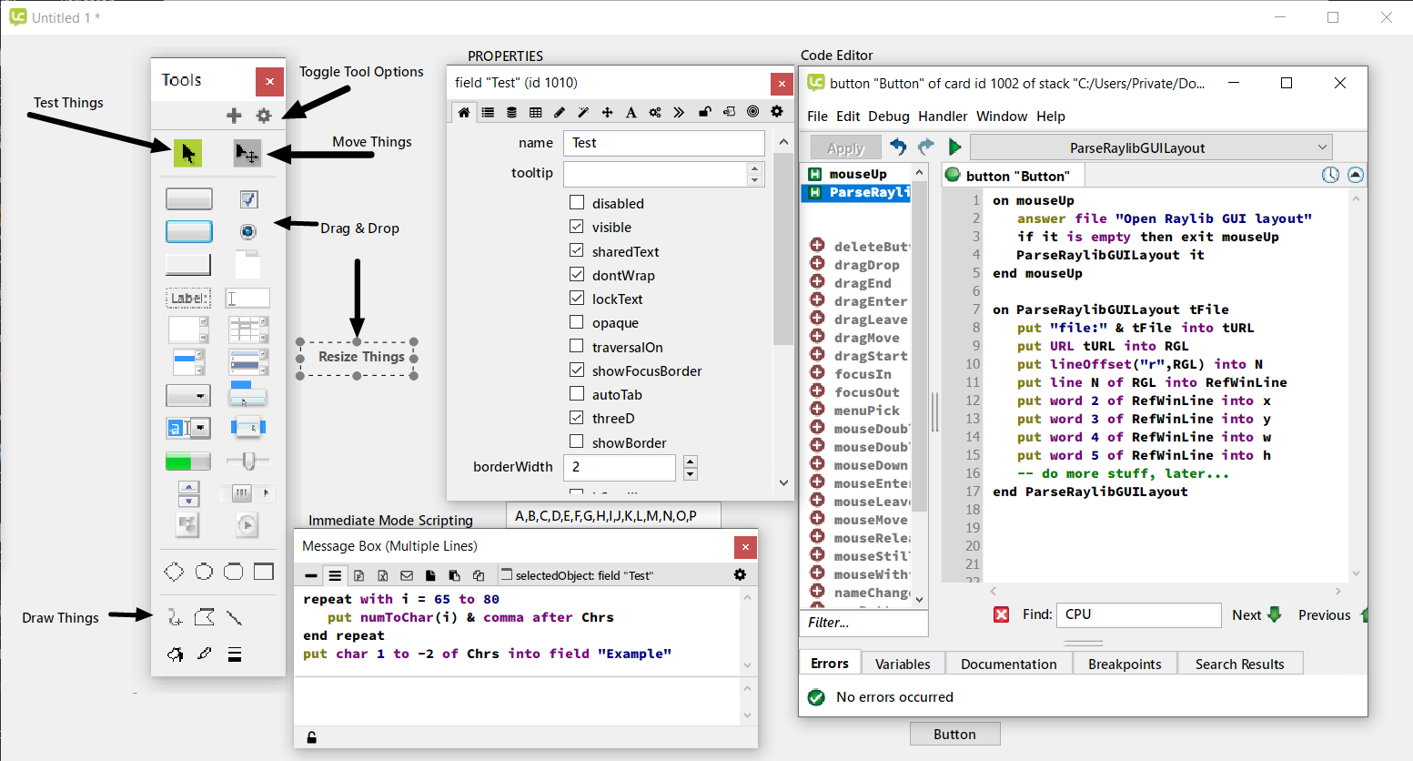 Rapid Application Development Livecode Community Edition 9.6.3 (GPL ...