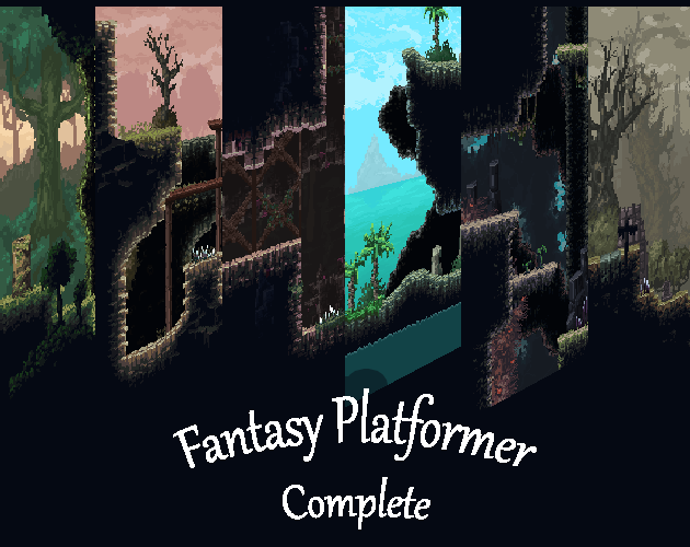Fantasy Platformer All Sets by Szadi art.