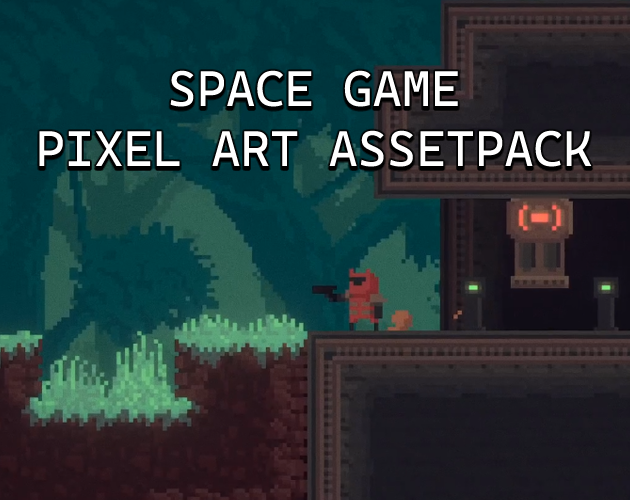 SPACE GAME PIXEL ART ASSET PACK by Harald Thorsson