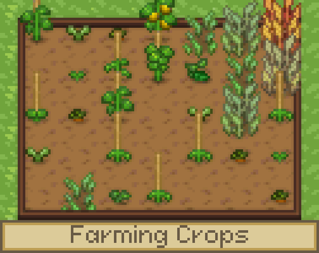 Farming Crops - Pixel Art by Ävos Grosimbourg