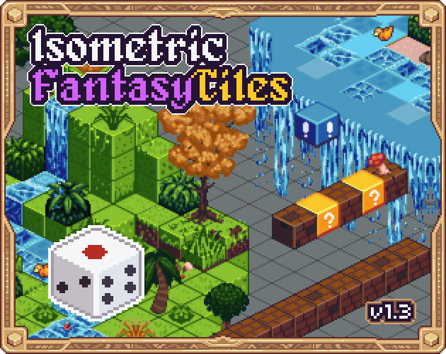 1.4 version released! - Isometric Fantasy Tiles by RagnaPixel