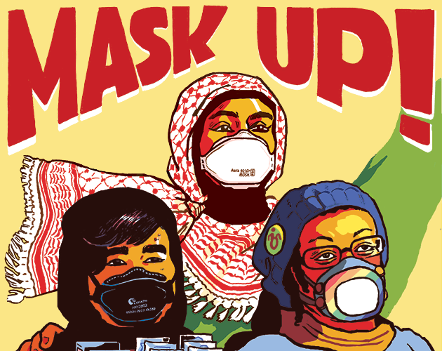 MASK UP! Poster print pack by Laurel Lynn Leake
