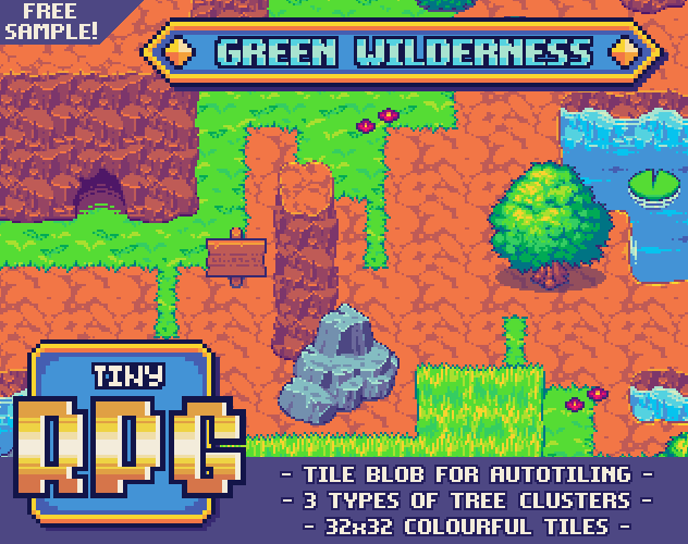 Tiny RPG - Green Wilderness by tiopalada