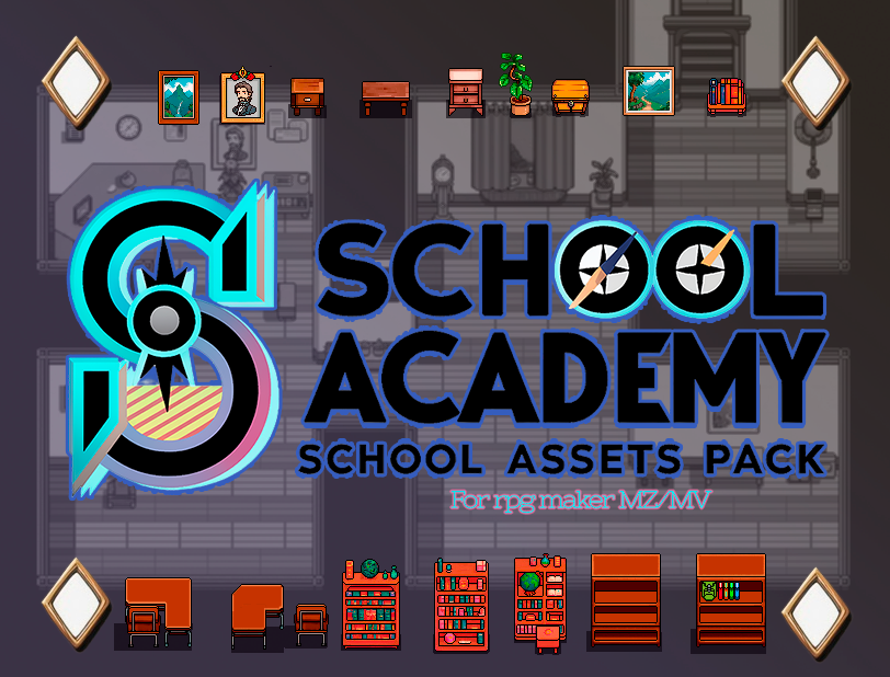 School Academy assets pack by houdini