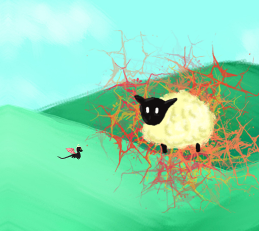 Evil Sheep by ValwenDynn
