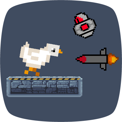Chicken Jump by CodaCrea