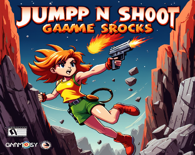 Jump n shoot GB Game by Mike D