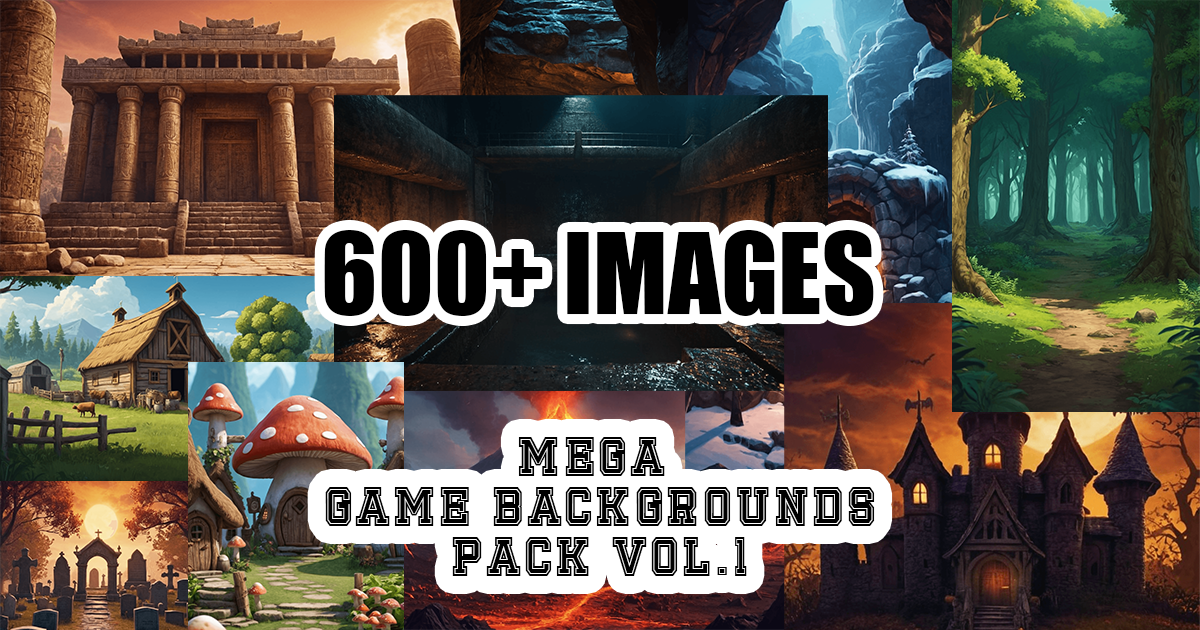 Mega Game Backgrounds Pack Vol.1 by mnasr