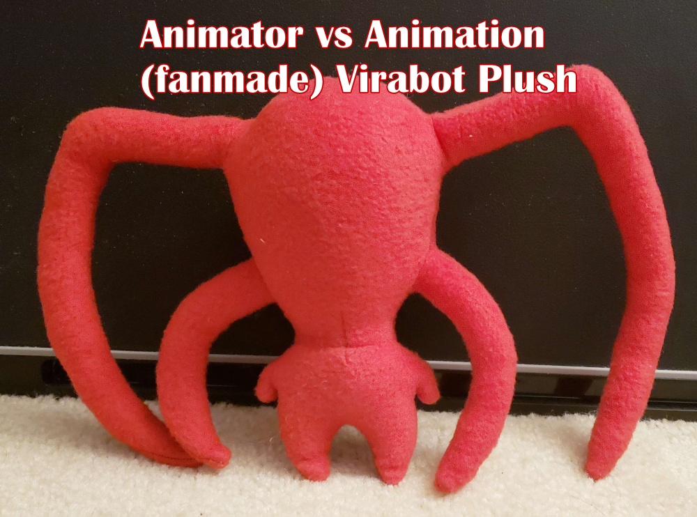 Animator vs Animation Virabot Plush (fanmade) by Sammy8D257
