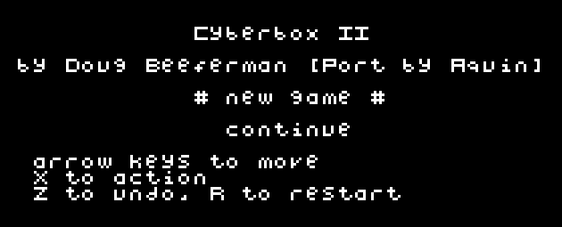 Cyberbox II (Puzzlescript port) by Aquin
