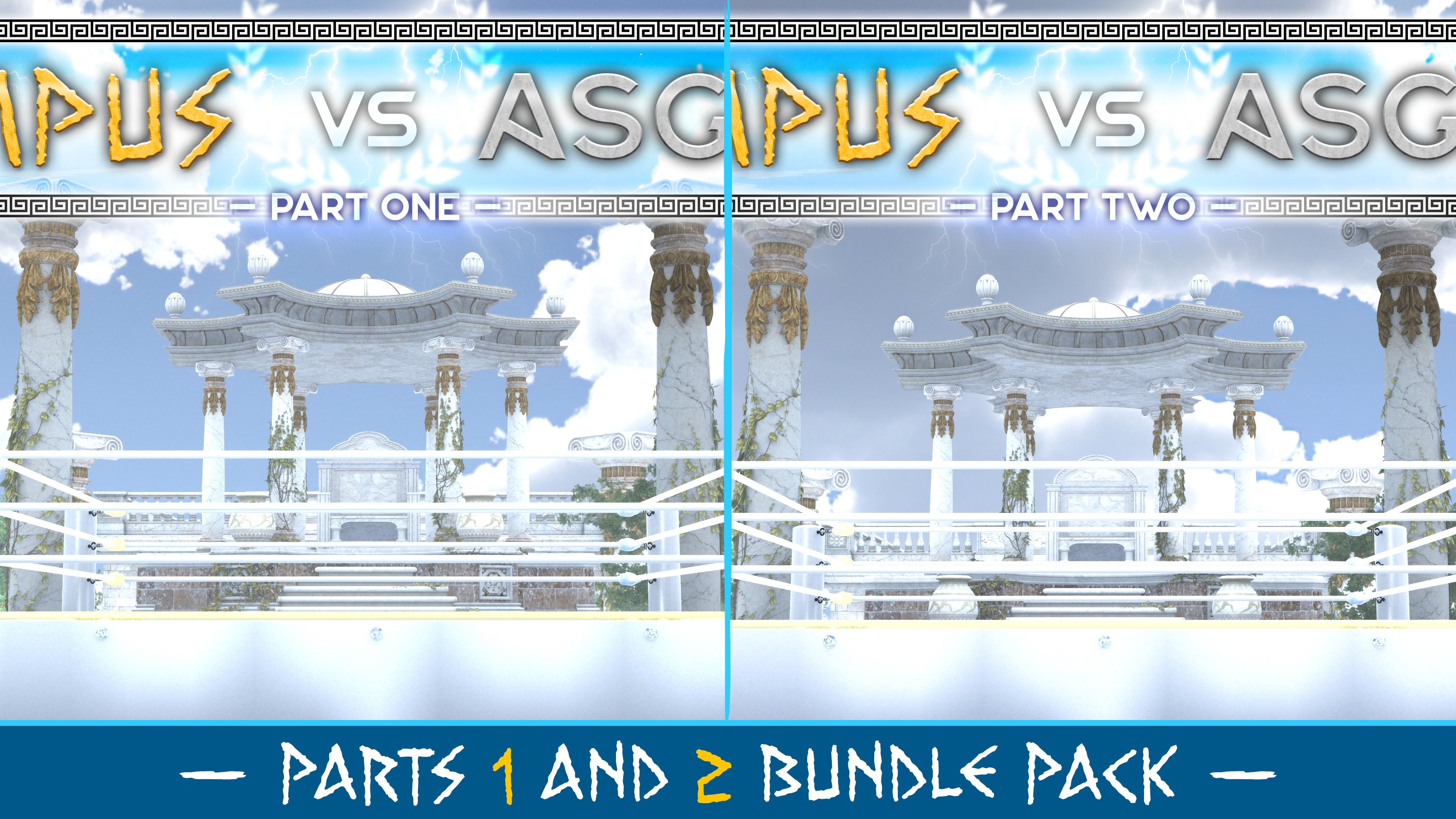 Olympus vs Asgard: Parts 1 and 2 Bundle by Lucky Stallion