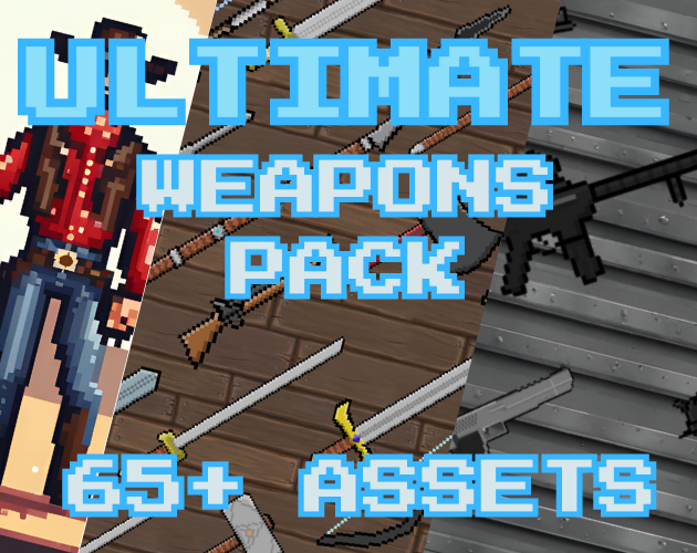 Ultimate Pixel Art Weapon Bundle by pags1000