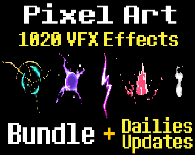 +1020 VFX Pixel Effects - S1 by Zowie Pixel Art