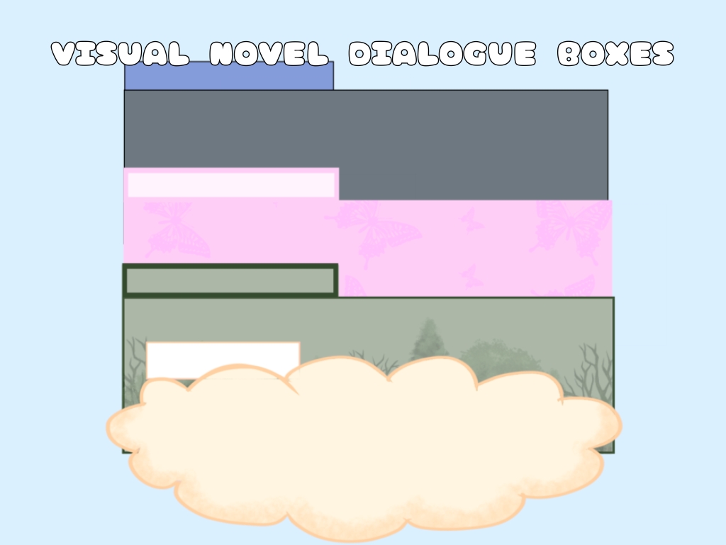 Devlog - Visual Novel Dialogue Boxes by charcoalstudios