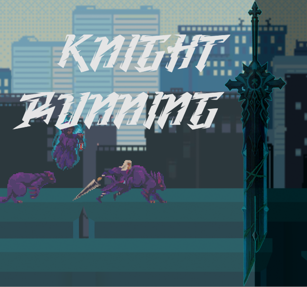 Knight Running by Eang