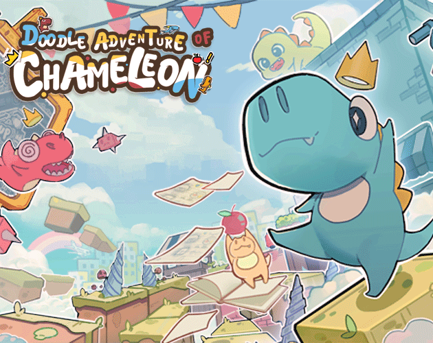 Doodle Adventure of Chameleon by Edigger