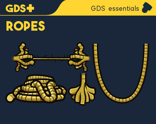 Extensible ropes sprite pack by Robert Brooks - gamedeveloperstudio.com