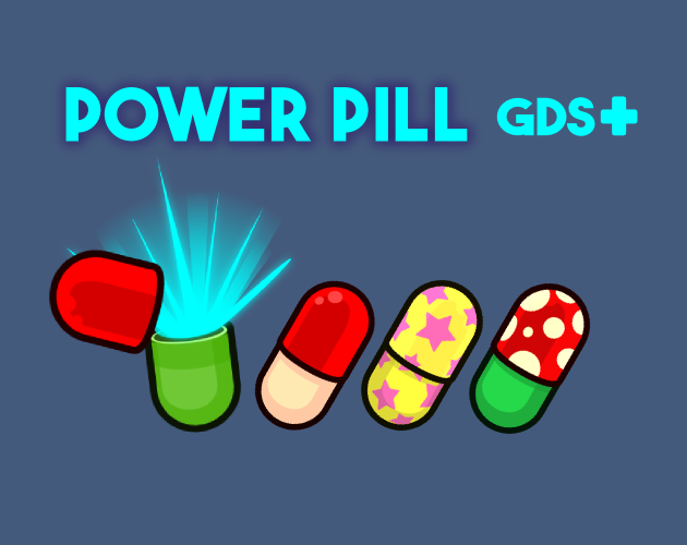 Power pills updated pack by Robert Brooks - gamedeveloperstudio.com