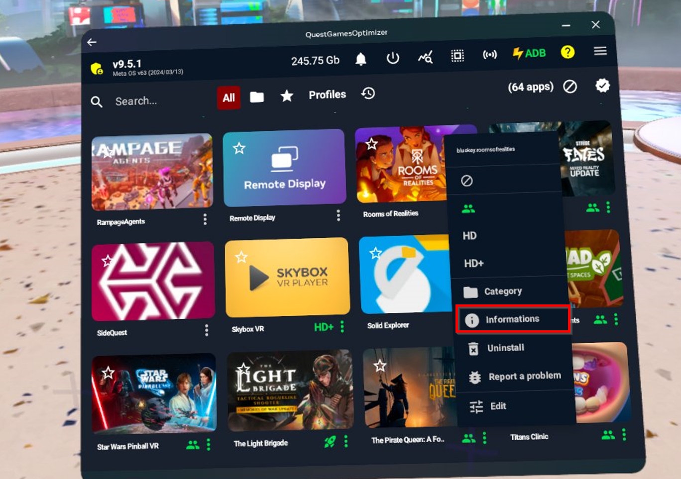 Report bugs or have questions - Quest Games Optimizer by Anagan79
