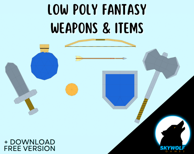 LP RPG Fantasy Weapons and Items Pack by SkywolfGameStudios