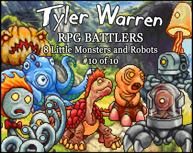 Tyler Warren RPG - 8 Little Monsters and Robots 10 by Tyler Warren RPG ...