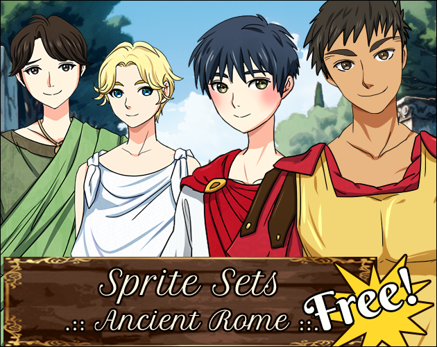 Free Character Pack: Ancient Rome-inspired sprites released - Character ...