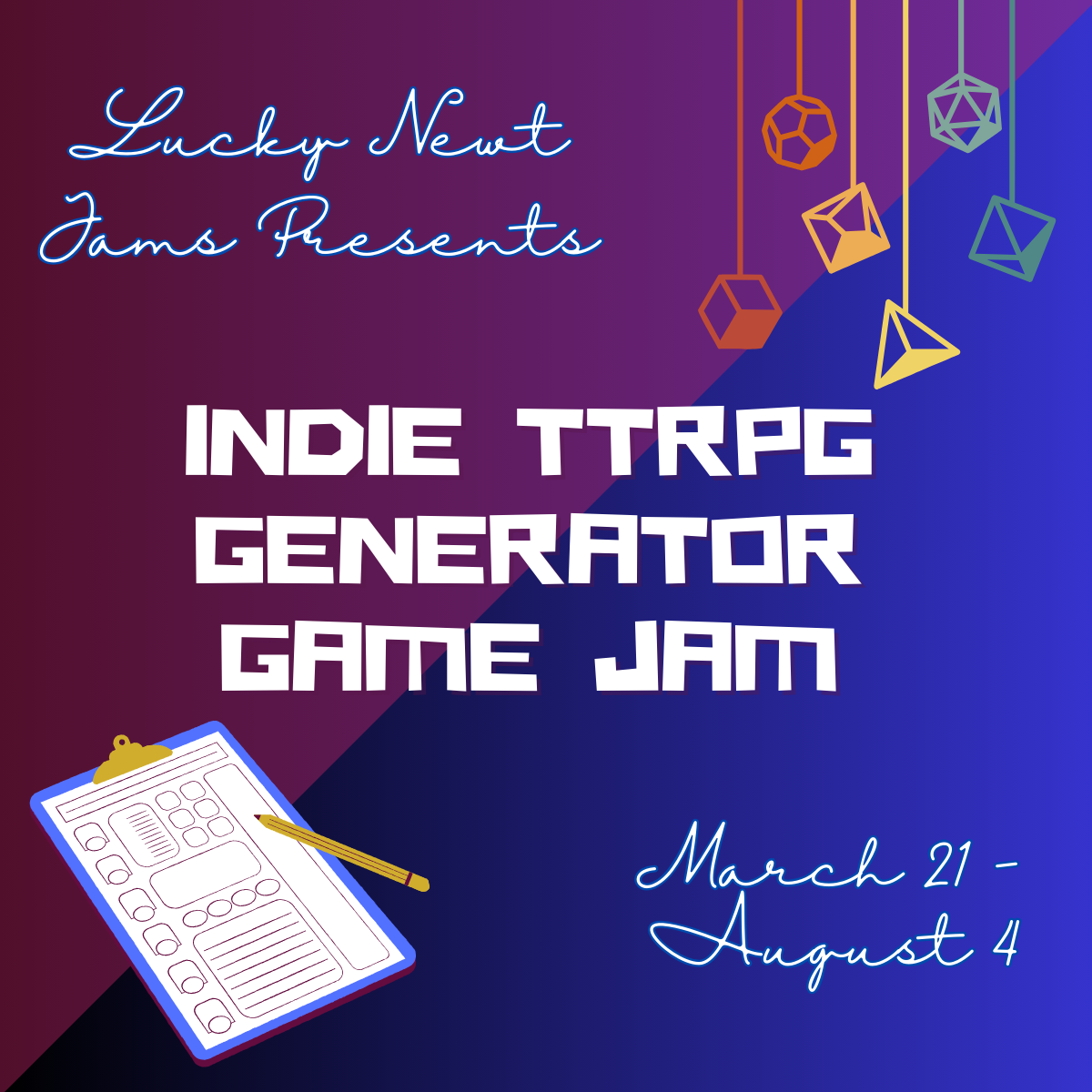 Indie TTRPG Generator Game Jam - itch.io