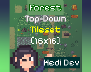 Forest - Top-Down Tileset [16x16] by Hedi Dev