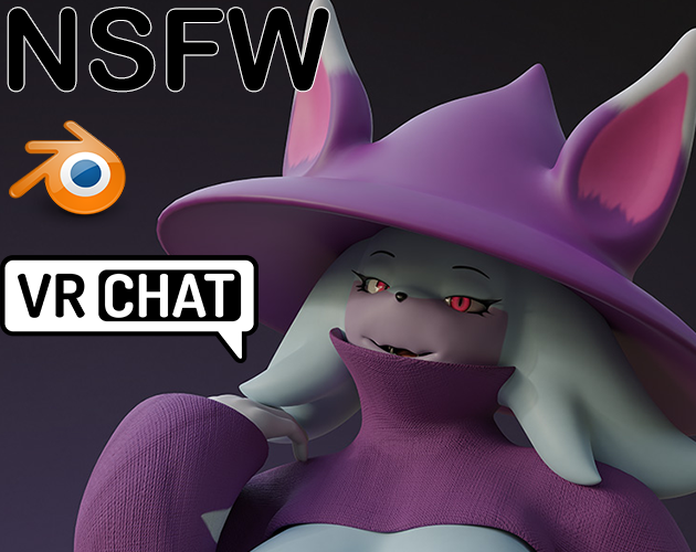 Katress model (Blender + VRChat) by TheHiddenMask18