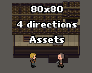 80x80 4 Directions RE4 Assets by Kin_Pip