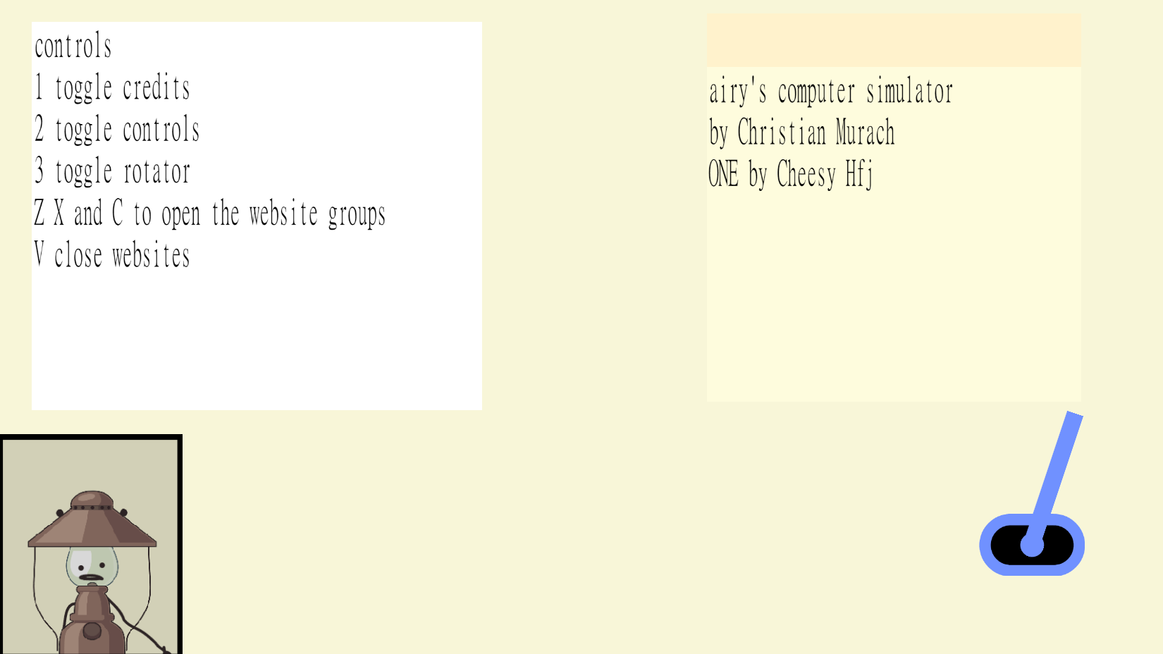 Airy's computer simulator by christian1320