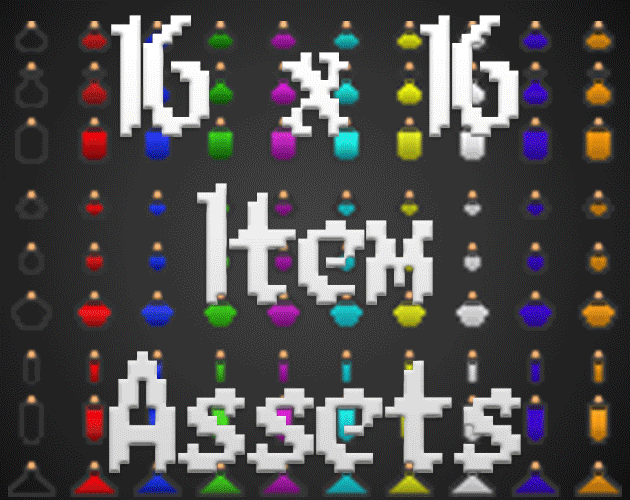 16x16 RPG Item Assets by gi-kami@live.com