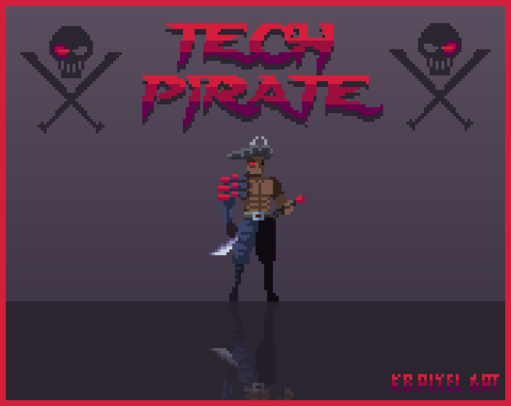 Tech Pirate - Enemy by KBPixelArt
