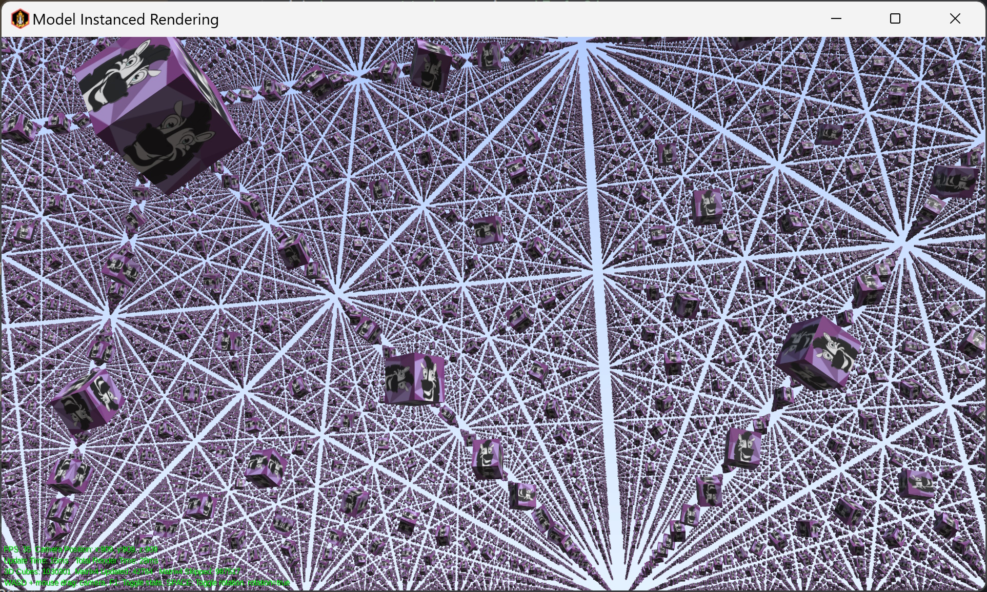 Model Instanced Rendering by Antz Model Instanced Rendering by Antz