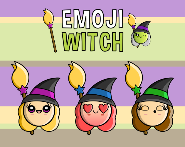 Halloween – Emoji Emotion Faces Witch by KEITHART85