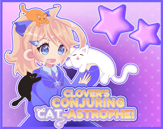Thanks for 100+ plays! - Clover's Conjuring Cat-Astrophe! by heartpunch!, Kalamos Games