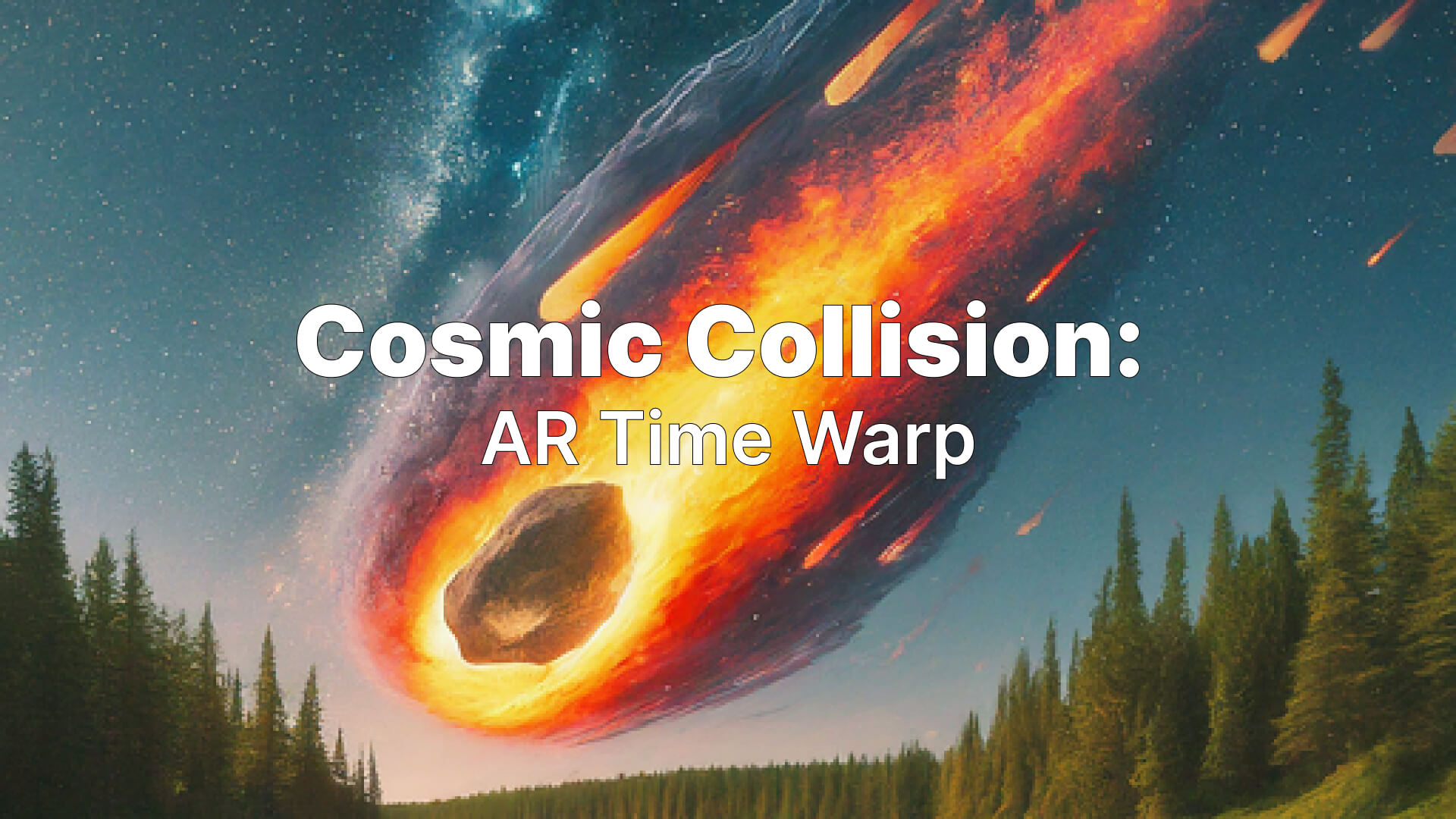Cosmic Collision: AR Time Warp by balakrishna for 8th Wall Time Capsule ...