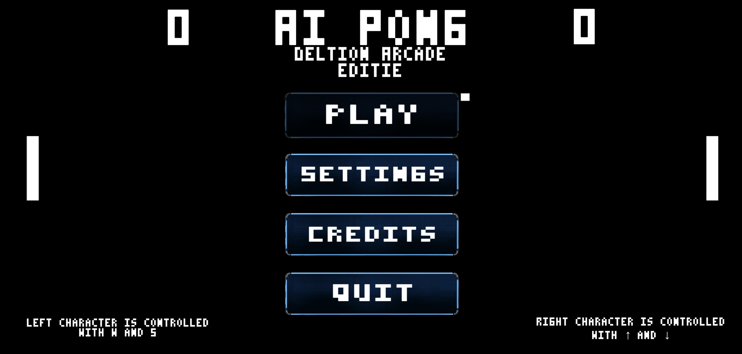 Classic Pong + Ai by SNIELSEL