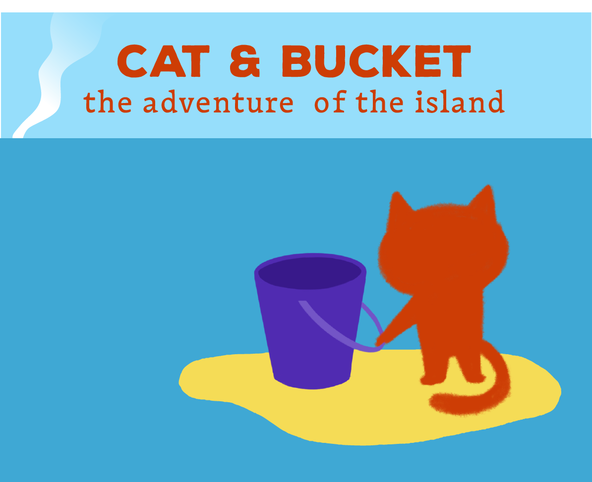 cat&bucket by yaara saidon