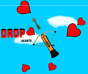 Drop hearts by #BEGINNER GAME DEV
