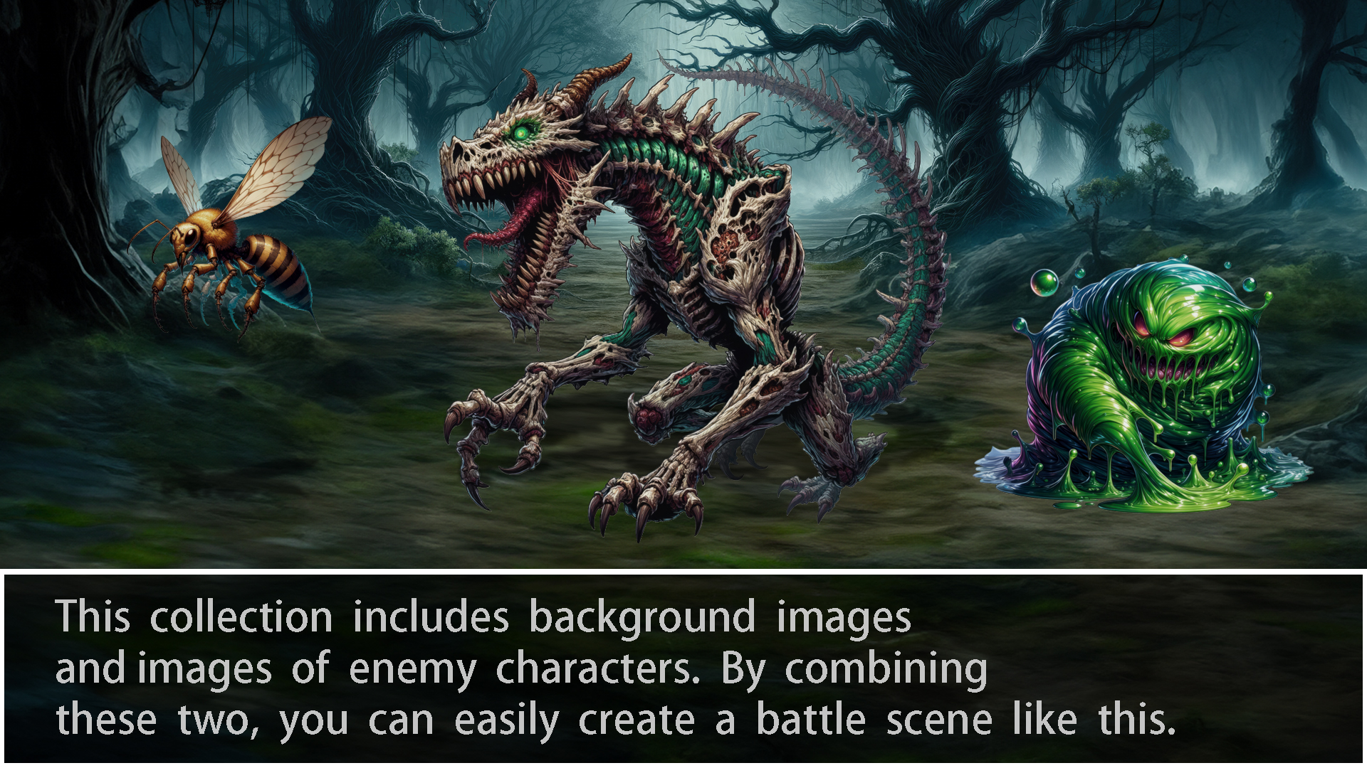 300 Enemy Characters pack by cogabushi