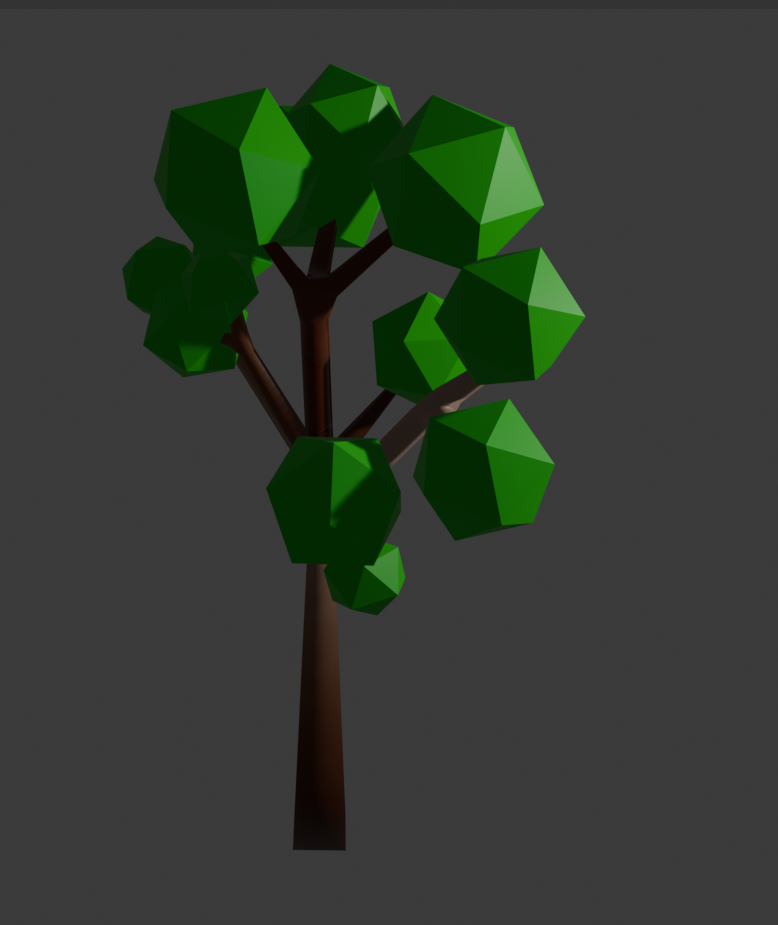 Mid Size low poly tree by Oneishword