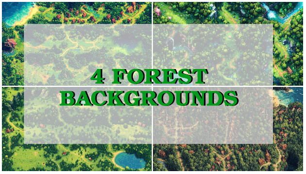 2D forest backgrounds by jussi87