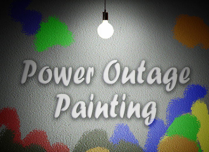 Power Outage Painting by SilverGold