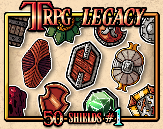 TTrpg Legacy - Shield #1 by Ddant1100