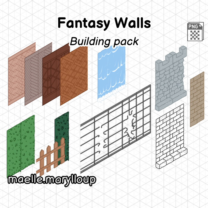 Fantasy walls (Build) by MaelleMarylloup