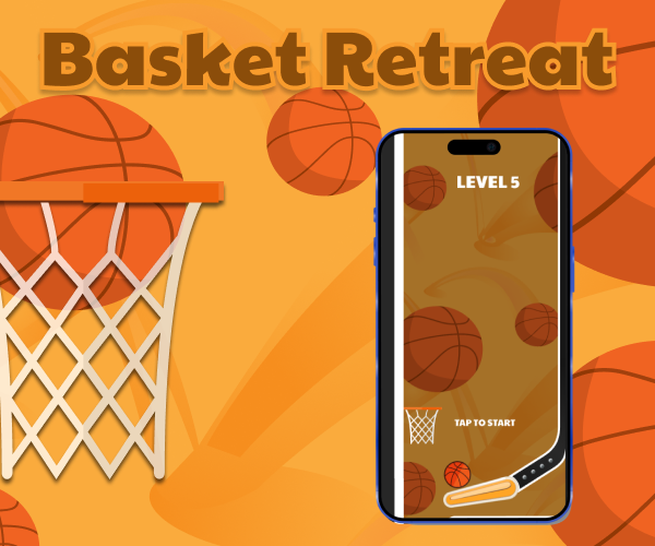 2D game design 'Basket Retreat' by Chyp